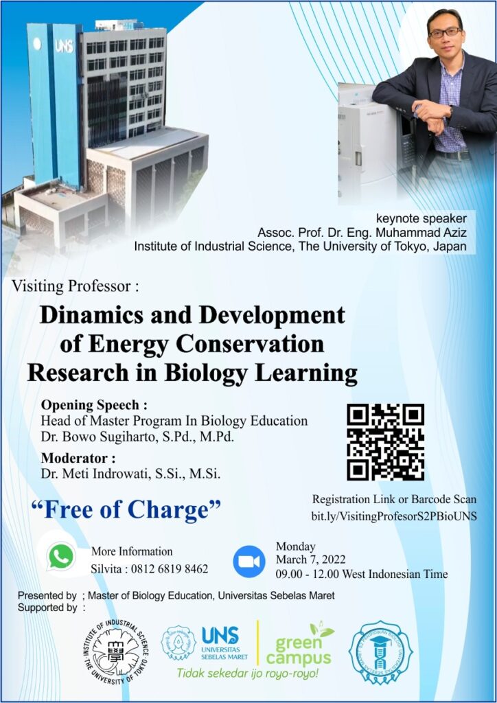 Invitation Letter: Guest Lecture - Dinamics and Development of Energy ...